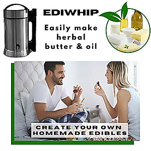 All in 1, Butter Maker Machine, Decarboxylator and Infuser, Oil, Tincture, Decarboxylation Magic, EdiWhip Make Edibles Mess & Fuss Free
