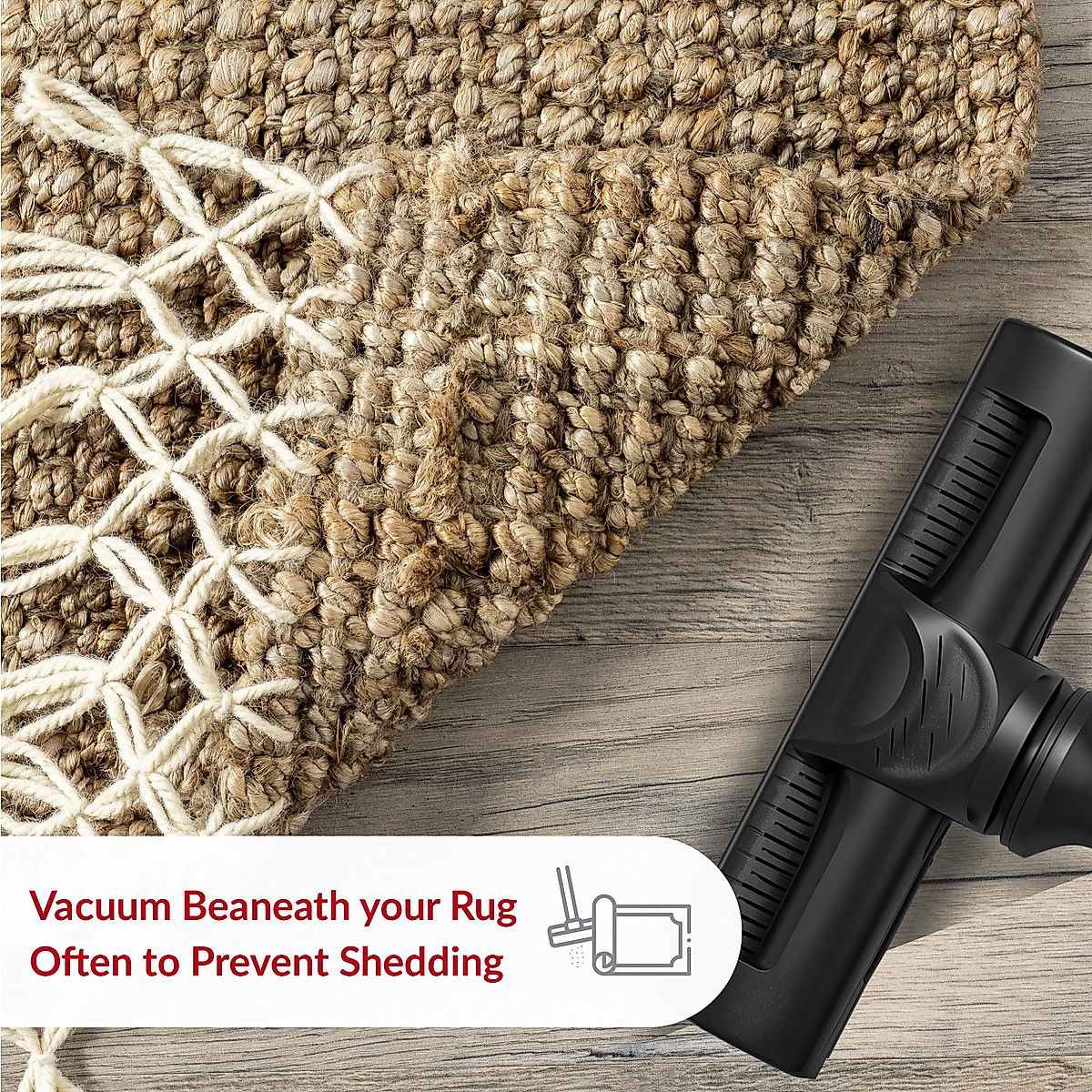 nuLOOM Raleigh Farmhouse Jute Tasseled Area Rug, 9x12, Natural