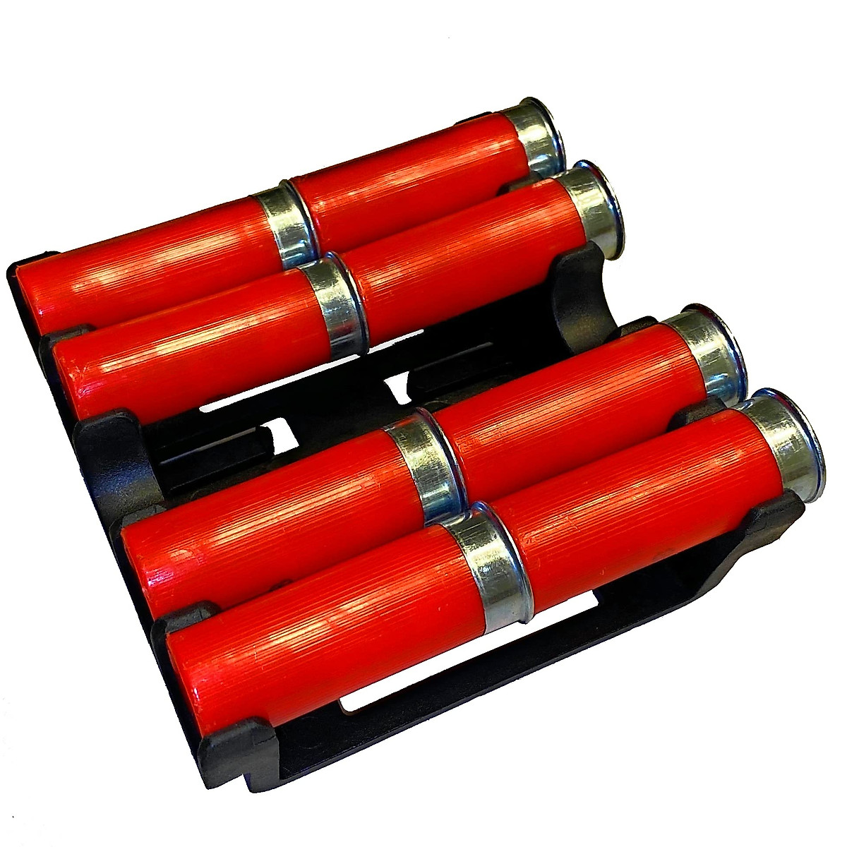 Johnny Clip 2x4-12 Gauge Caddy-Quad Loader-Speed Loader for 3 Gun Practical Shotgun-12 Gauge ShotShell Carrier Holder
