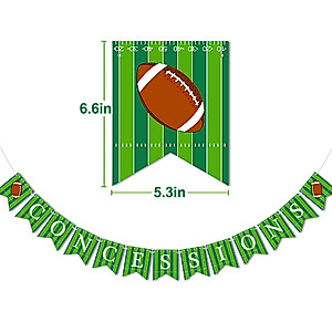 Football Banner Concessions Garland Party Supplies Decoration Sports Game Day SUPER BOWL Sunday Pre-strung
