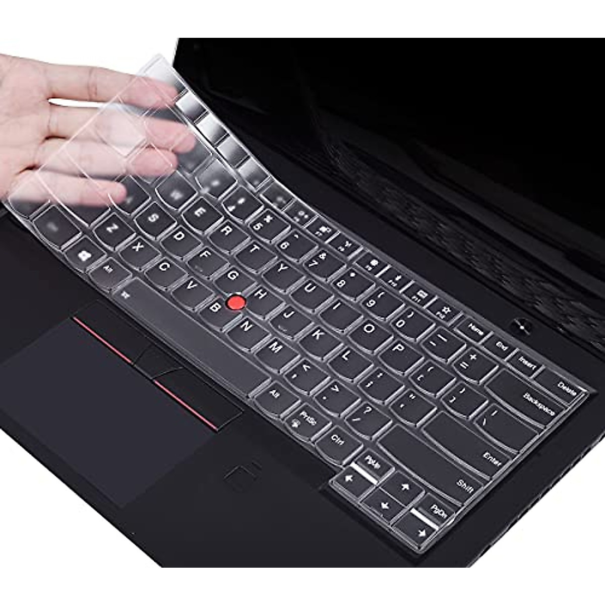 Keyboard Cover Skin Protector for 14" Lenovo ThinkPad X1 Carbon Gen 8/7/6/5 2020-2017,Lenovo ThinkPad X1 Yoga 2rd/3rd/4th/Thinpad T490 T490s T480 T480S[NOT for 2021 Lenovo ThinkPad X1 Carbon Gen 9]