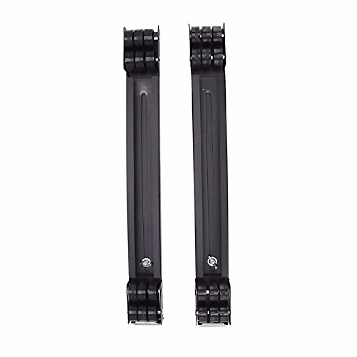 Furniture Washing Machine Dolly,2 Sets Mobile Roller Bracket Furniture Raised Base Moving Wheels for Refrigerator Washing Machine (Black)