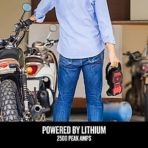 CRAFTSMAN 3-in-1 Lithium Jump Starter and Portable Power Pack, CMXCESM262 2500 Peak Amps, 12 Volts, 10.0L Gas, 8.0L Diesel Engines, for Motorcycles, Cars, SUV, Truck, and Boat Batteries