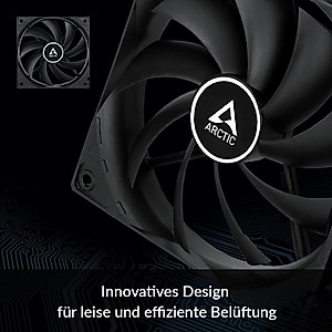 ARCTIC F14 PWM PST (5 Pack) - 140 mm Case Fan with PWM Sharing Technology (PST), Quiet Motor, Computer, 200-1350 RPM - Black