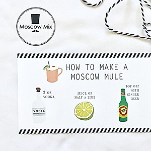 Moscow-Mix Moscow Mule Mugs Large 16 oz - 100% Pure Copper Cups Authentic Hammered Style with Classic Handle - Moscow Mule Cups Set of 4 - Mule Mugs Perfect for Party Drinking and Gift