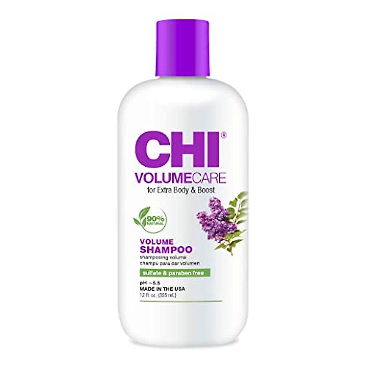 CHI VolumeCare - Volumizing Shampoo 12 fl oz - Increases Volume on Thin, Fine, or Flat Hair for Extra Body and Boost Without Weighing It Down