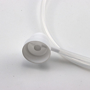 2 Pcs White 2XAerosol Nozzle w/ 19.69in. 360 Degrees Extension Hose for Male Stem Spray Cans Fluid Auto Car Nozzle Film 4.5mm Extension H3C9 Spray Guns and Accessories