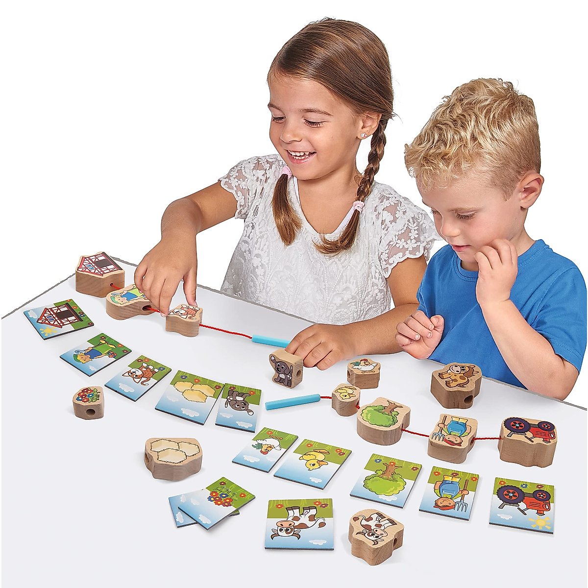Eichhorn 100005200 Threading Game Multi-Coloured