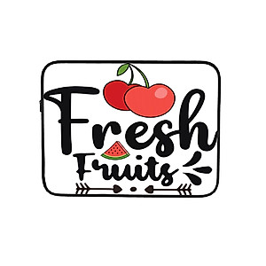 Feesh Fruits 13 inch Portable Laptop Sleeve Compatible with MacBook Air Notebook Computer Case for Men Women College School Students