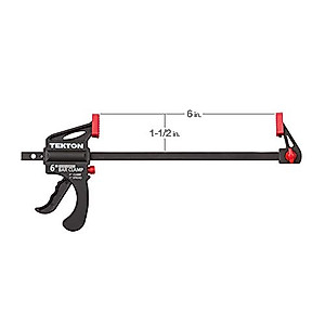 TEKTON 6 Inch Ratchet Bar Clamp / 9 Inch Spreader | 39180