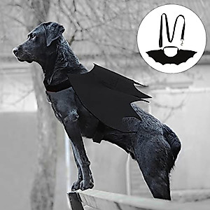 POPETPOP Pet Leash Harness Cute Bat Wings Harness Lead Rope Halloween Cosplay Party Accessories for Cat Dog