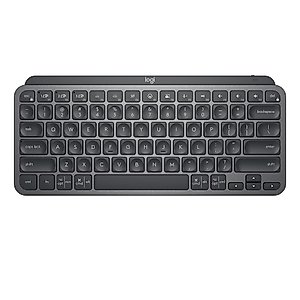 Logitech MX Keys Mini Minimalist Wireless Illuminated Keyboard, Compact, Bluetooth, Backlit, USB-C, Compatible with Apple macOS, iOS, Windows, Linux, Android, Metal Build - Graphite (Renewed)
