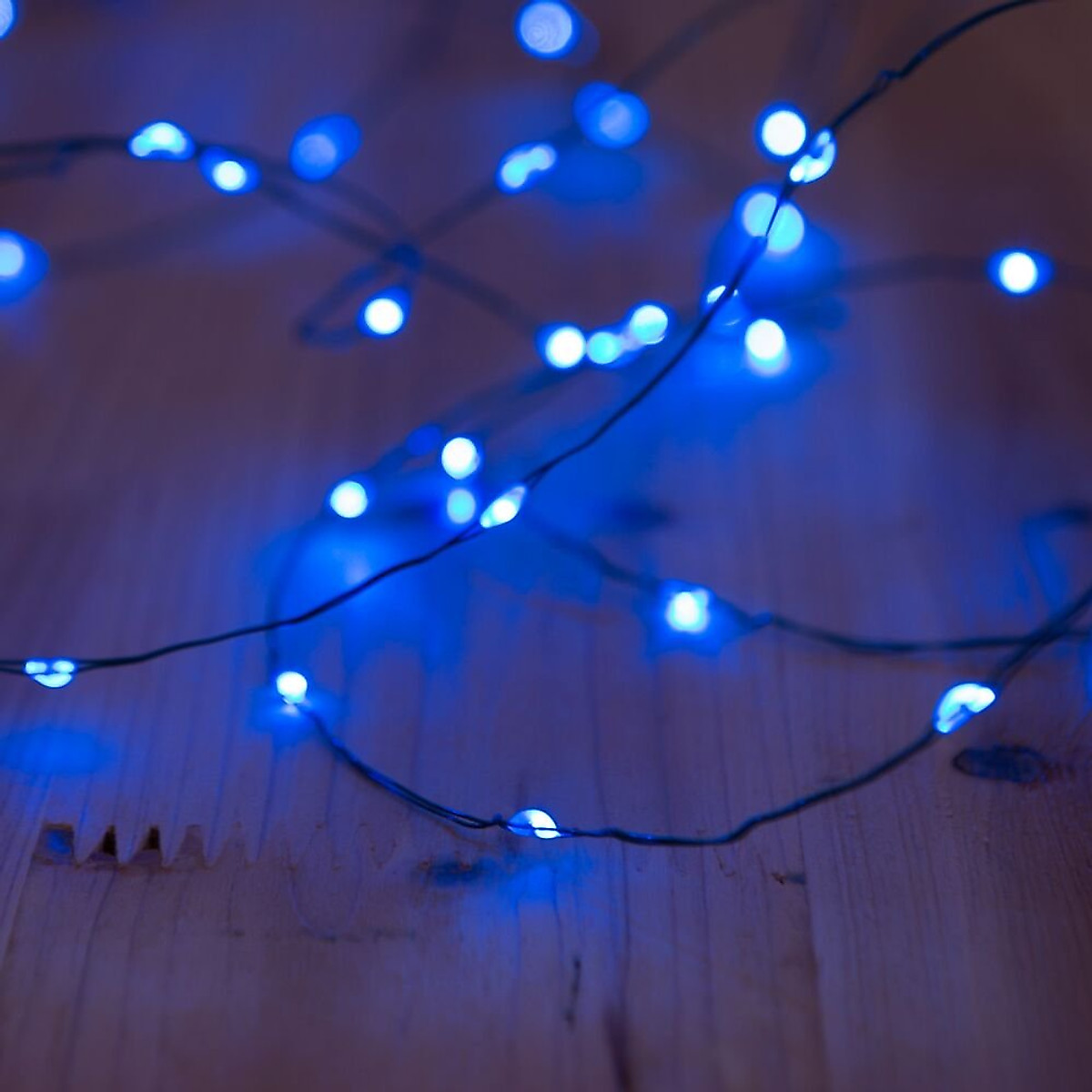 Solar Powered String Lights, 100 LED Copper Wire Lights, Waterproof Starry String Lights, Indoor/Outdoor Solar Decoration Lights For Gardens, Patios, Homes, Parties: 20 ft, Blue