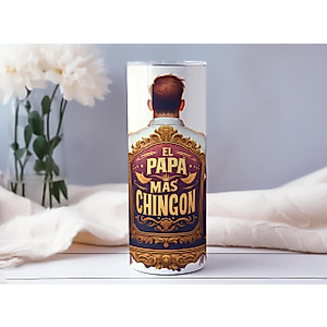 Casitika Regalos Para Papa. El Papa Mas Chingon 20 Oz Tumbler. Idea De Regalo Para Padre De Feliz Cumpleaños. Detalles De El Día Del Padre For Mexican Spanish Dad. (Chingon)