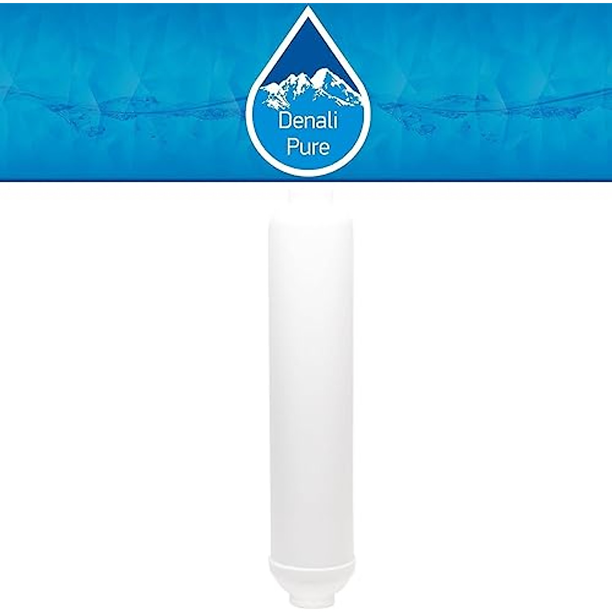 Denali Pure 10 inch Inline Filter Cartridge Replacement - Compatible with iSpring RCC7, APEC ROES-50, APEC RO-90, Culligan AC-30, iSpring RCC7AK, Watts WP5-50, Microline TFC-435, Watts WP-5