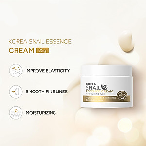 LAIKOU Snail Essence Face Cream Moisturizing Acne Scar Removal Cream Improve Skin Nourishing Collagen Essence Cream for Improve Damaged Skin