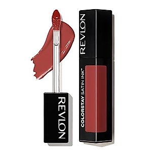 Revlon ColorStay Satin Ink Liquid Lipstick, Longwear Rich Lip Colors, Formulated with Black Currant Seed Oil, 013 Holy Pumpkin, 0.17 fl oz