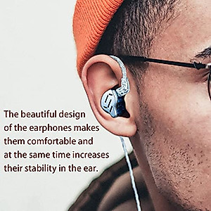 KZ Zax 16-Units 7BA+1DD Hybrid in Ear Monitors Earphones 2 Pin Detachable Cable (No Mic, Black)