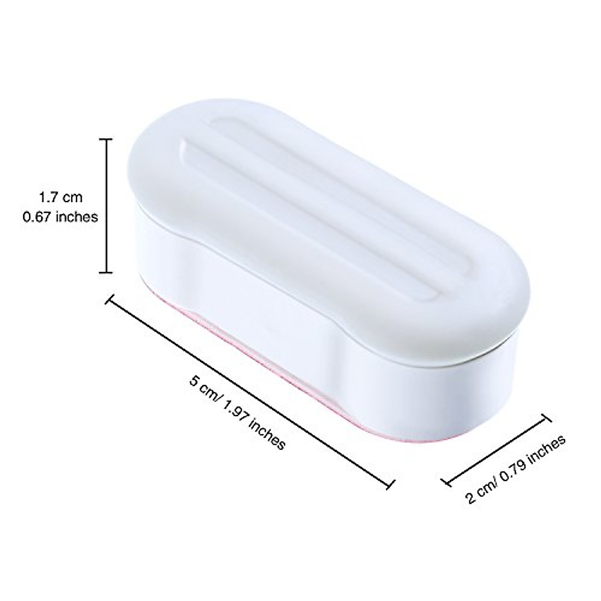 Blulu 8 Pieces Toilet Seat Bumpers Universal Seat Bumper Kit Replacement Bumpers with Strong Adhesive