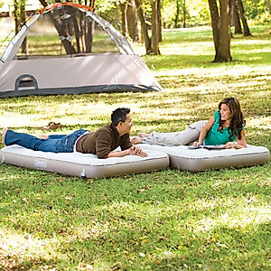 Coleman EasyStay Plus Single-High 4-in-1 Convertible Twin Air Mattress, Ideal for Camping and Home Use
