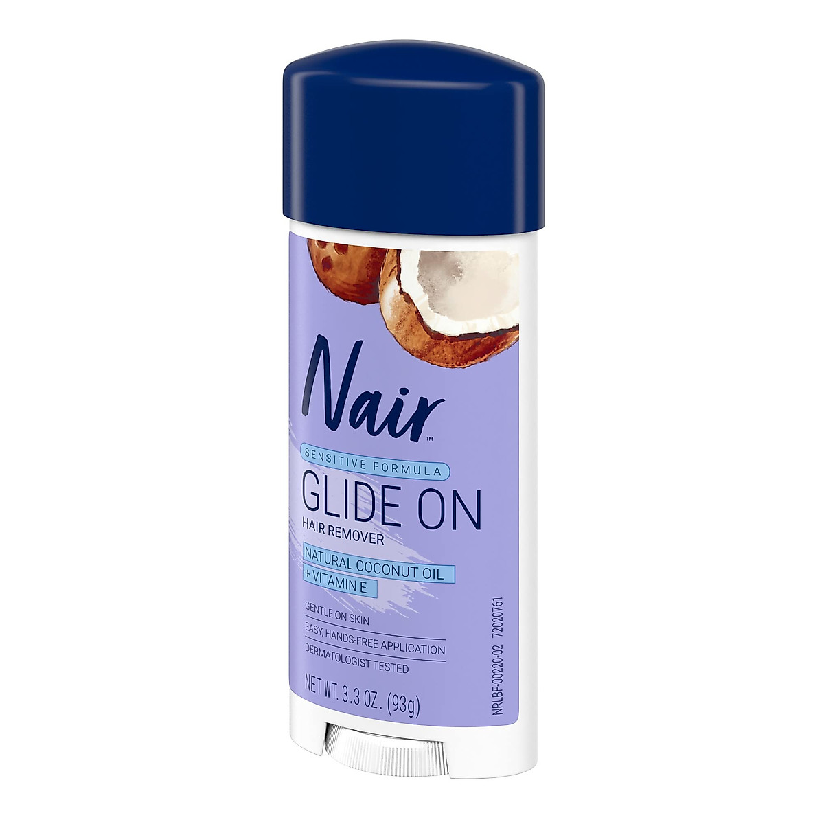Nair Hair Remover Sensitive Formula Glide On Depilatory Cream 3.3 oz