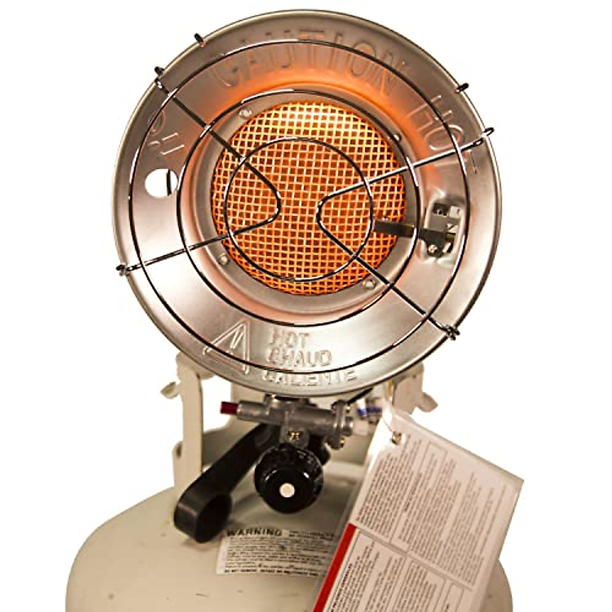 Dura Heat TT-15CSA Tank Top Heater, Silver, Medium