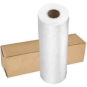 Plastic Produce Bag Roll 12 X 16 inch, Vegetable Food Bread and Grocery Clear Bag, 350 Bags/Roll (1)