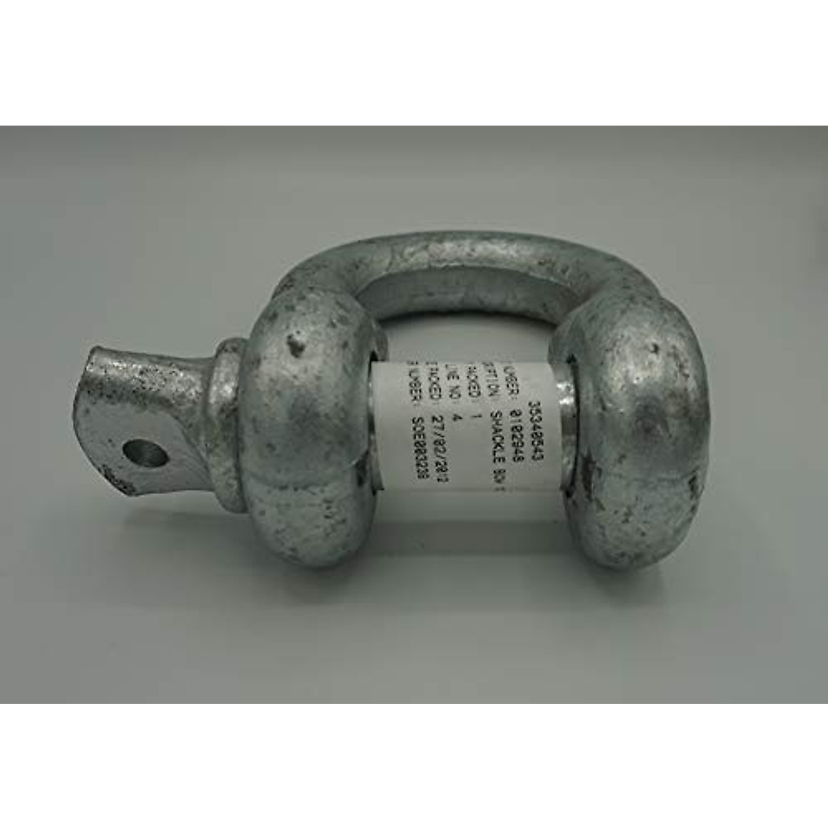 1 1/4" Shackle, 1.4" Pin, 12 Ton Bow Clevis Shackle, WLL 12T, Military Surplus, RG-31, Towing, Lifting, Pulling.