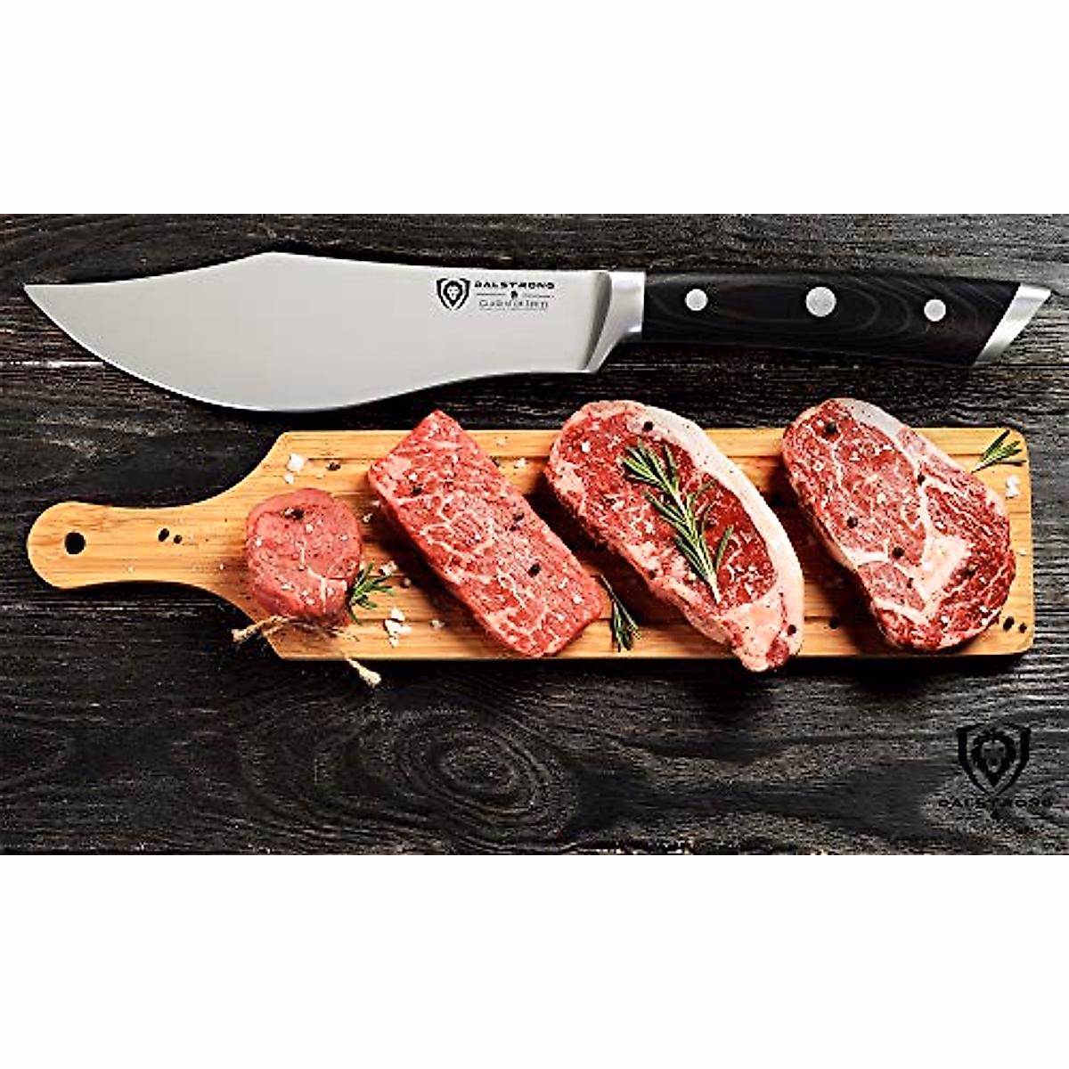 Dalstrong Barong Chef Knife - 7 inch - Gladiator Series Elite - Razor Sharp Kitchen Knife - Forged High Carbon German Steel - Full Tang - w/Sheath - NSF Certified