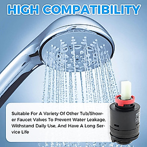Mgoodoo N40HKC Shower Cartridge Replacement, 40mm Faucet Cartridge Replacement Fit for Tub/Shower Faucet System