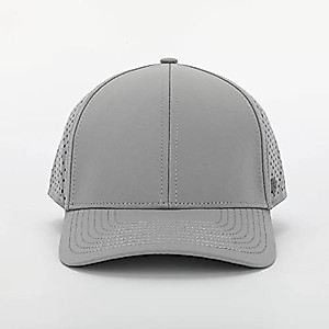 ANKOR Ultra Performance Water-Resistant Baseball Hat | Sweat Resistant | Breathable | Golf | Boat | Beach | Lake | Workout | Fishing |Everyday | Minimalist | Men and Women (Gray)