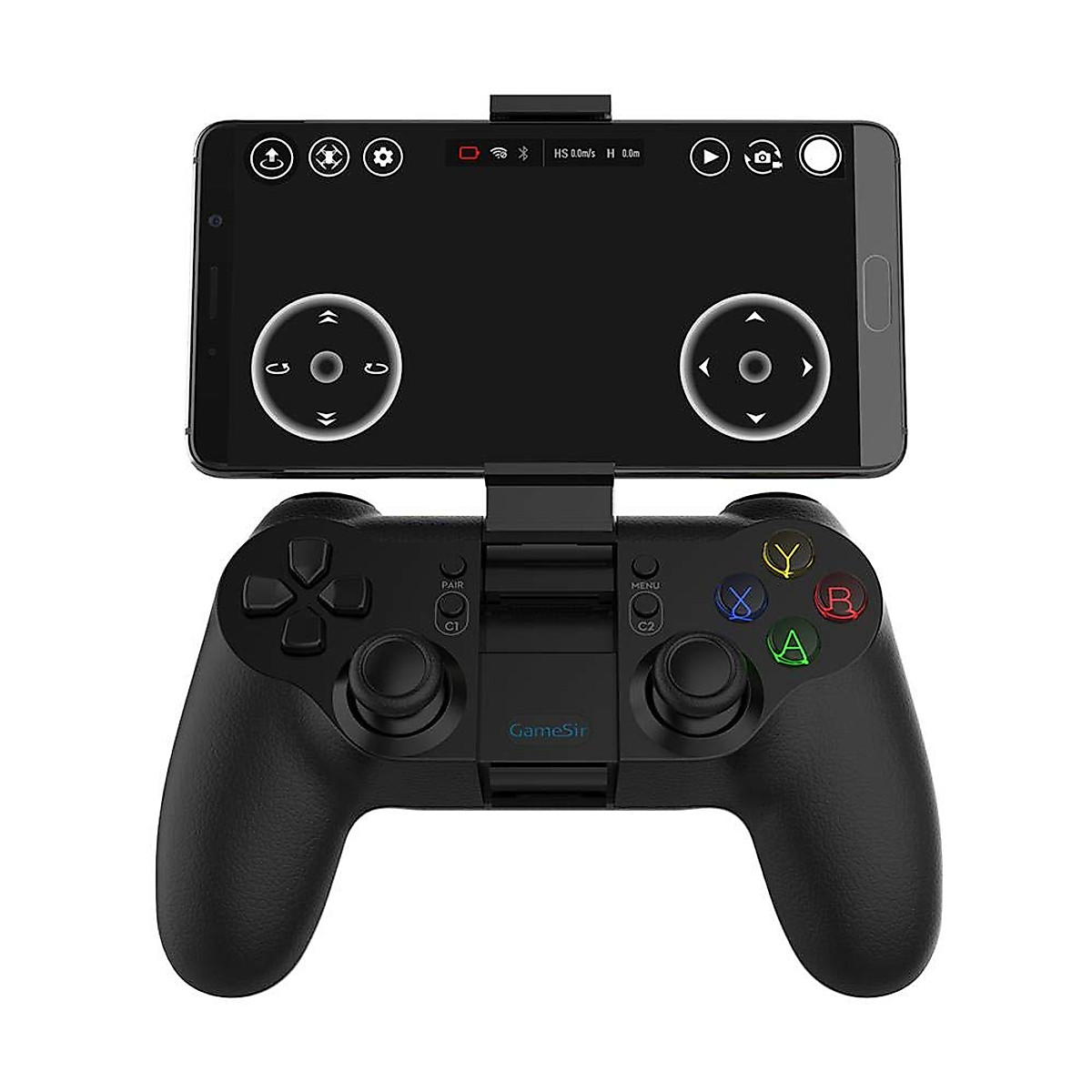 GameSir T1d Bluetooth Controller for DJI Tello Drone iOS 9.0+ Android 4.4+ Remote Controller Joystick with a Micro-USB for Charging, 600 mAh Built-in Battery