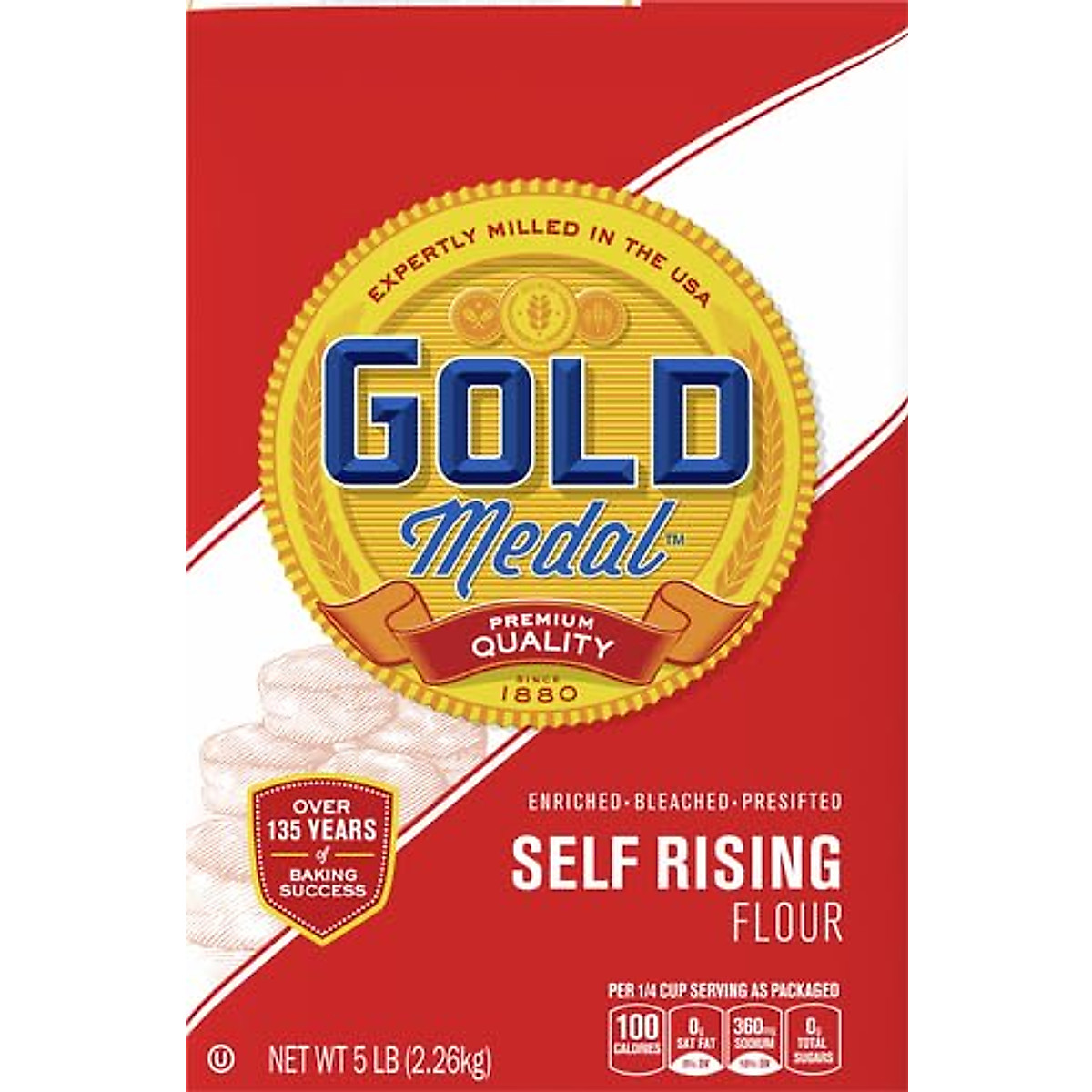Gold Medal Premium Quality Self Rising Flour For Baking, 5 lb