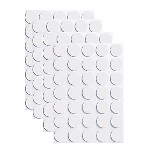 Nilogie 350 Pcs (0.79 Inch Diameter) 20mm Double Sided Adhesive Glue Round Dots Stickers Removable Clear Sticky Tack Putty Waterproof for Balloon, Crafts, Art Decoration