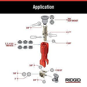 RIDGID 57003 EZ Change Plumbing Wrench Faucet Installation and Removal Tool