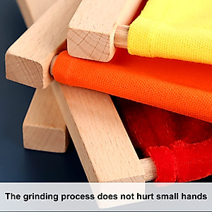 WEBEEDY Dress Learning Boards Busy Board Early Learning Basic Life Skills Learn to Dress Practice Boards Montessori Christmas Unique Gift(Set of 8)