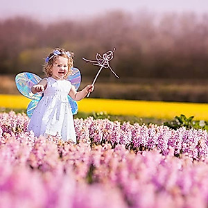 Nezyo Iridescent Film Paper 39 x 197 Inches Iridescent Cellophane Wrapping Paper Rainbow Cellophane Paper with Aluminum Wire for Holiday DIY Craft Wrapping or Basket Filling