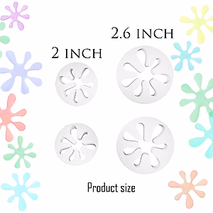 4 PCS Slime Cake Mold Slime Birthday Cake Decorations Slime Theme Party Supplies Slime Queen Cake Topper for Art Theme Party