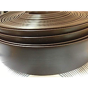 LIUDA 2" x20' ft Vinyl Outdoor Patio Lawn Furniture Repair Strap Strapping Matte Finish (Brown) + 20 Free Rivets!