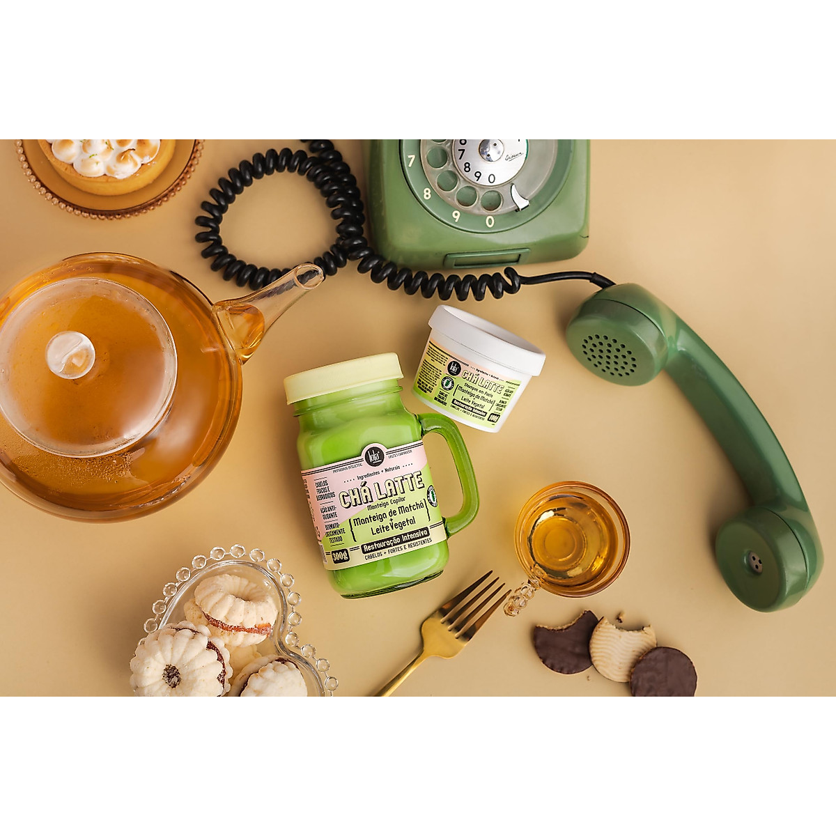 Lola From Rio - Chai latte - Green Tea Chai Shampoo, Repairs, Prevents Split Ends, Restores Sotness and Health of the Hair 3.53 Fl Oz