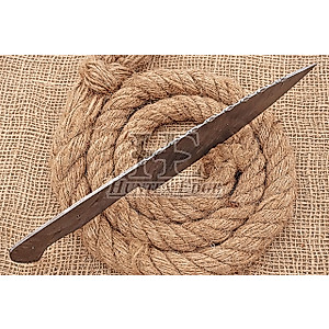 HUNTEX Unique Custom Handmade Hand-Forged Twist Pattern Damascus Steel 12 Inch Long Full Tang Razor Sharp Hunting Kitchen Blank Blade Knife