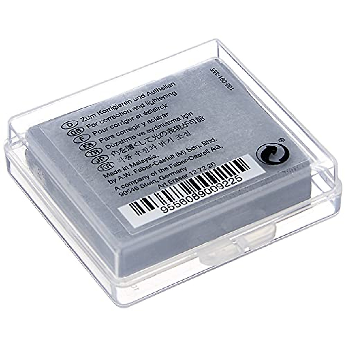 Faber-Castell Kneaded Eraser with Case, Grey