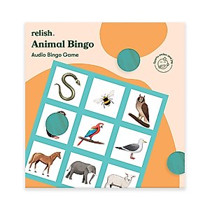 Relish Animal Bingo Game - Alzheimer’s Products & Dementia Activities, Dementia Games & Gifts for Seniors and Elderly