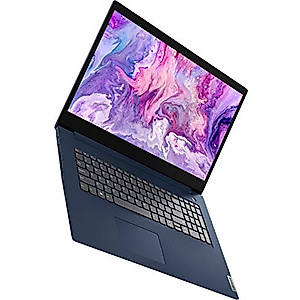 Lenovo IdeaPad 3 17 Laptop 17.3” HD+ Display, Intel 10th Gen Quad-Core i5-1035G1, 12GB RAM, 128GB SSD + 1TB HDD, Webcam, Dolby Audio, USB 3.0, HDMI, Abyss Blue, Windows 10 Home