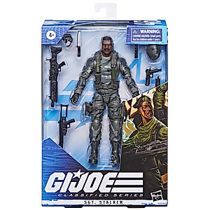 G.I. Joe Classified Series Lonzo Stalker Wilkinson Action Figure 46 Collectible Toy, Multiple Accessories 6-Inch-Scale, Custom Package Art
