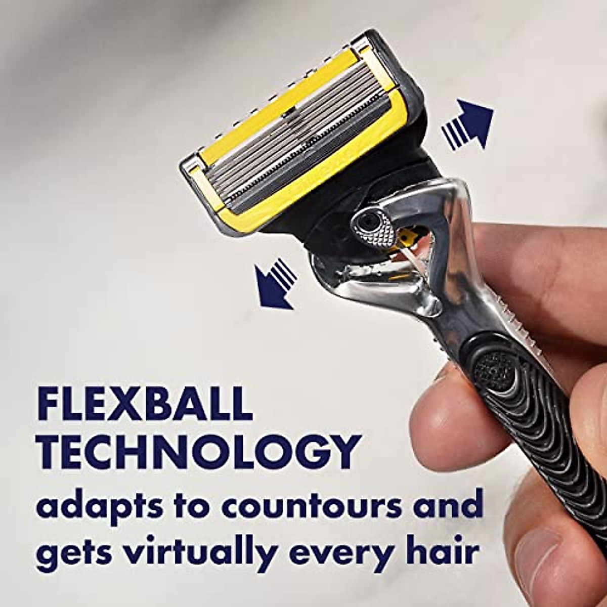 Gillette ProGlide Shield Men’s Razor Handle + 1 Blade Refill, Shields Against Skin Irritation (Packaging May Vary)