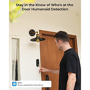 REOLINK Video Doorbell PoE Camera – 180 Degree Diagonal, 5MP IP Security Camera Outdoor with Chime V2, 2-Way Talk, Plug & Play, Secured Local Storage, No Monthly Fee