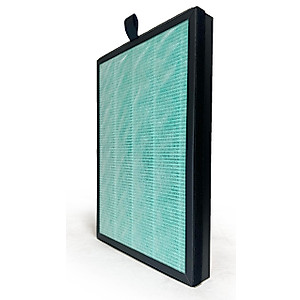 Nispira H04 3-In-1 True HEPA Filter Replacement Compatible with HIMOX Air Purifier H04 | Removes Smoke, Odor, Chemical VOCs | 2 Packs