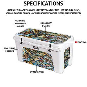 MightySkins Carbon Fiber Skin Compatible with Yeti Roadie 60 Wheeled Cooler - Baseball Fire | Protective, Durable Textured Carbon Fiber Finish | Easy to Apply and Change Style | Made in The USA