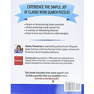 Funster 250+ Large Print Word Search Puzzles for Adults: Word Search Book for Adults Large Print with a Huge Supply of Puzzles